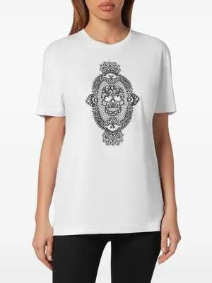 Philipp Plein Skull-print T-shirt - White