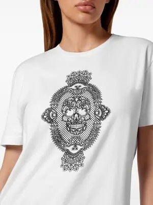 Philipp Plein Skull-print T-shirt - White