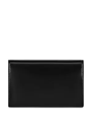 Philipp Plein Buckled Leather Clutch