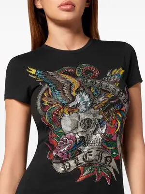 Philipp Plein Cotton Jersey T-shirt - Black