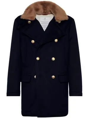 Brunello Cucinelli Double-breasted Cashmere Coat