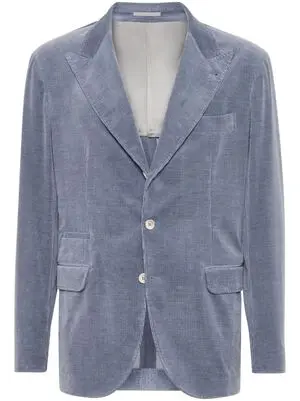 Brunello Cucinelli Peak-lapel Corduroy Blazer
