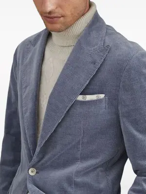 Brunello Cucinelli Peak-lapel Corduroy Blazer