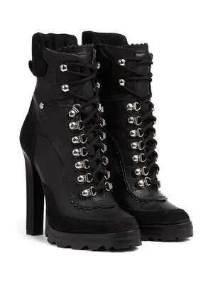 Dsquared2 120mm Round-toe Leather Boots