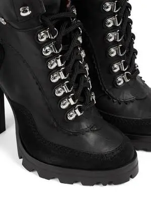 Dsquared2 120mm Round-toe Leather Boots