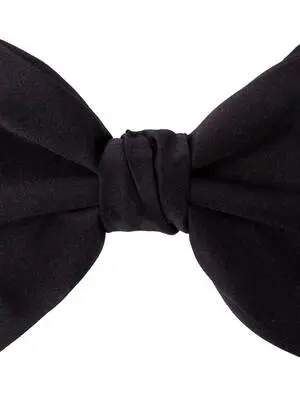 Giorgio Armani Adjustable-fit Silk Bow Tie - Black