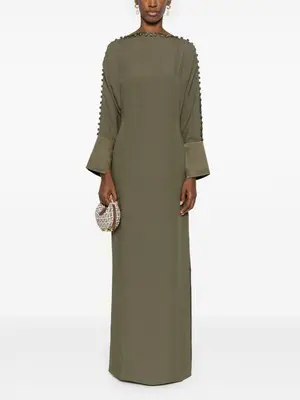 TALLER MARMO Mila Button-detail Cady Dress