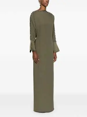 TALLER MARMO Mila Button-detail Cady Dress