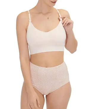 Hatch Collection The Essential Maternity Wireless Pumping And Nursing Bra - Petal