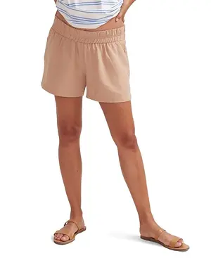 Hatch Collection Asher Maternity Short - Sandstone