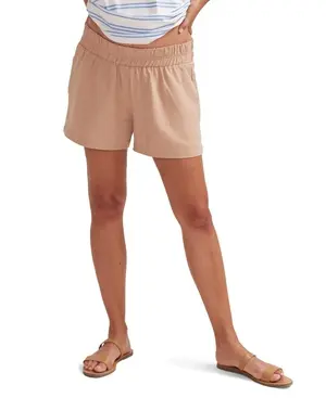 Hatch Collection Asher Maternity Short - Sandstone