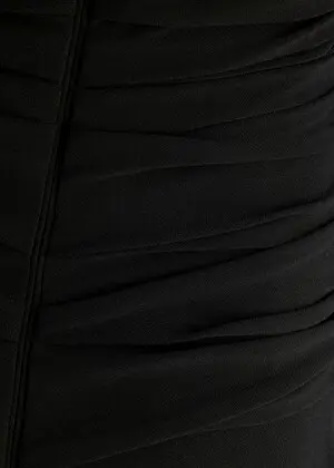 Talbot Runhof Off-the-shoulder Stretch Gown