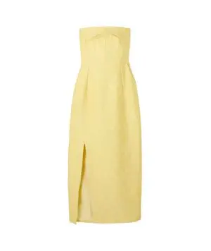 EMILIA WICKSTEAD Pola Strapless Cloqué-jacquard Maxi Dress