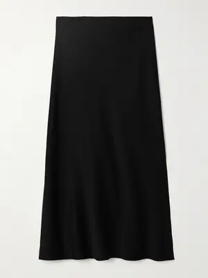 Brunello Cucinelli Crepe Midi Skirt