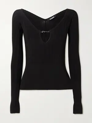 Jacquemus Pralù Ribbed-knit Top