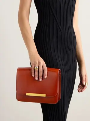 Khaite Bridget Leather Shoulder Bag