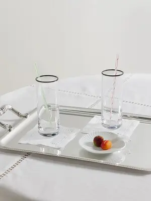 GOHAR WORLD Swizzle Murano Glass Cocktail Sticks