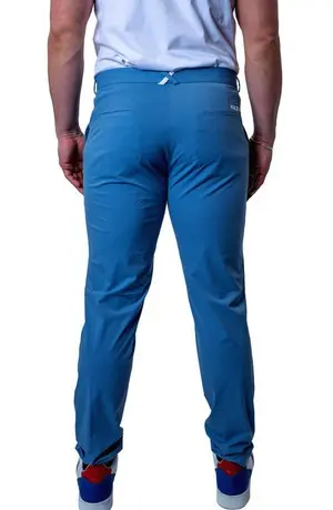 MACEOO Allday Slim Fit Trousers - Grey/blue