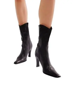 Women's Mid Calf Ankle Boots