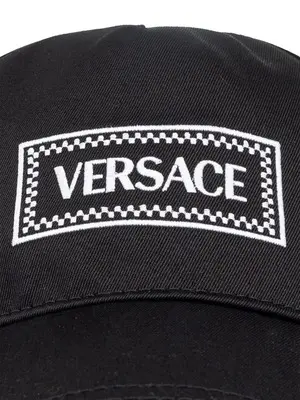Versace Logo-embroidered Cap