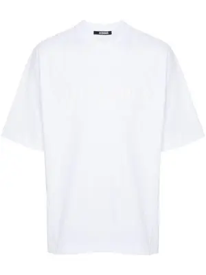 Jacquemus Le Typo Logo-print T-shirt - White