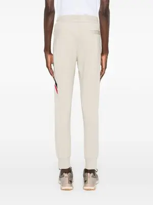 Moncler Stripe-detail Logo-appliqué Track Pants