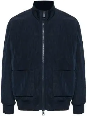 Armani Exchange Textured Zipped Jacket