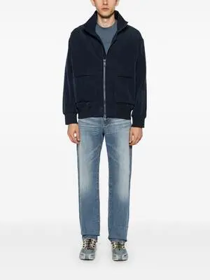 Armani Exchange Textured Zipped Jacket