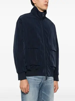 Armani Exchange Textured Zipped Jacket