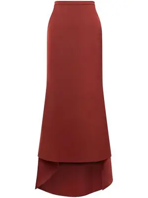 Philosophy Di Lorenzo Serafini Asymmetric Maxi Skirt - Red