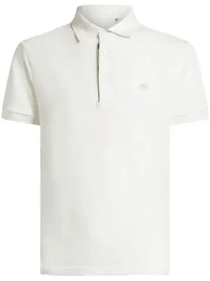 Etro Pegaso-embroidered Polo Shirt - White