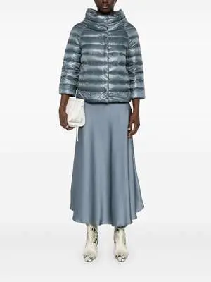 Herno Sofia Quilted Puffer Jacket - Blue