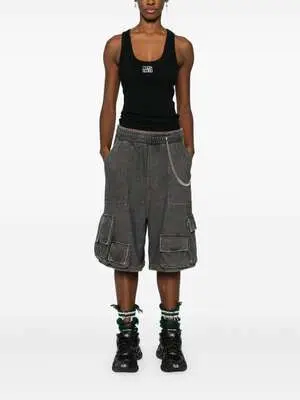 Ksubi Stacked Origin Ribbed Tank Top - Black