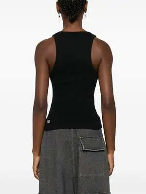 Ksubi Stacked Origin Ribbed Tank Top - Black