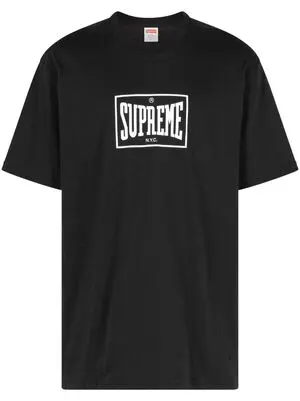 Supreme Warm Up Cotton T-shirt - Black