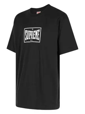 Supreme Warm Up Cotton T-shirt - Black