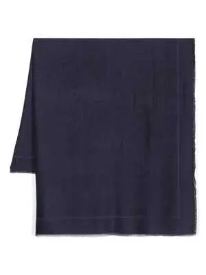 Elisabetta Franchi Logo-jacquard Scarf - Blue