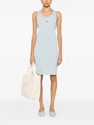 Givenchy 4g-plaque Midi Dress - Blue