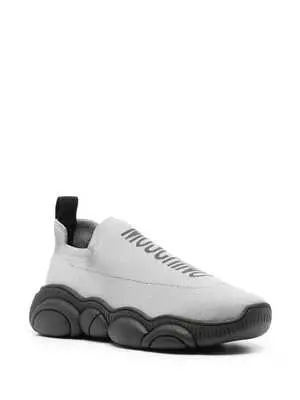 Moschino Logo-intarsia Slip-on Sneakers