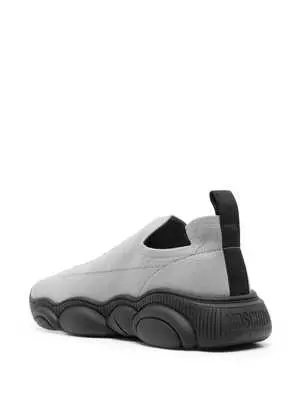 Moschino Logo-intarsia Slip-on Sneakers