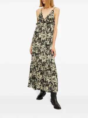 GANNI Floral-print Maxi Dress