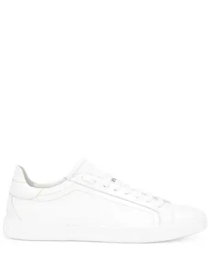 Dolce & Gabbana Portofino Vintage Leather Sneakers - White