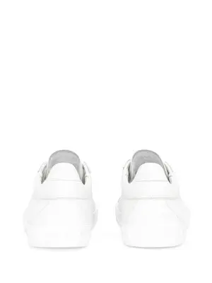 Dolce & Gabbana Portofino Vintage Leather Sneakers - White