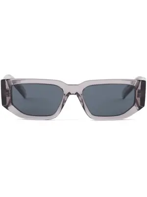 Prada Rectangle-frame Sunglasses - Grey