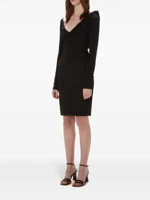 JW Anderson V-neck Midi Dress - Black