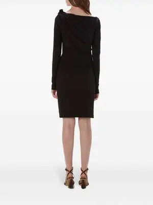 JW Anderson V-neck Midi Dress - Black