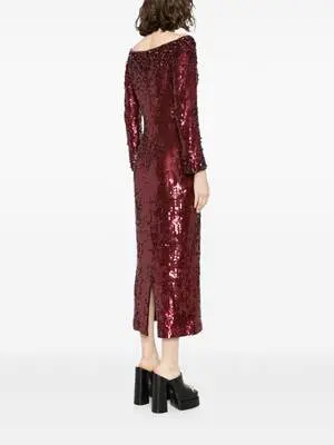 Jenny Packham Ballroom Blitz Sequin-embellished Dress - Red