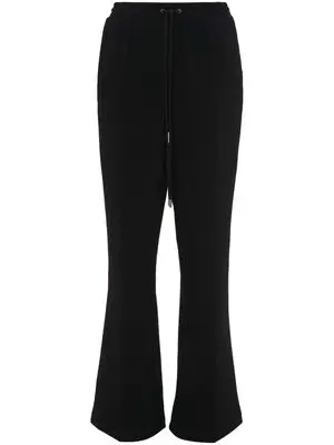 JW Anderson Slim-cut Flared Track Pants - Black