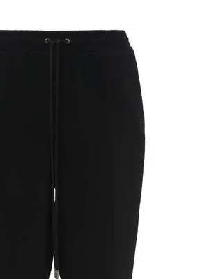 JW Anderson Slim-cut Flared Track Pants - Black