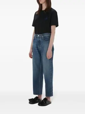 JW Anderson Cropped Straight-leg Jeans